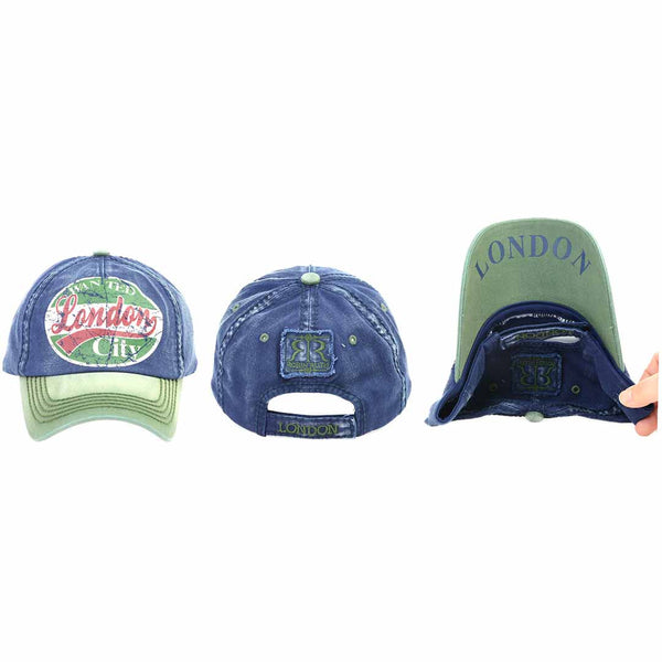 Original Robin Ruth Brand London Wanted logo Baseball Cap – London Art ...